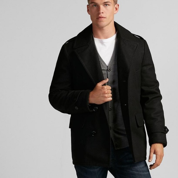 Express | Jackets & Coats | New Express Recycled Wool Water Resistant ...